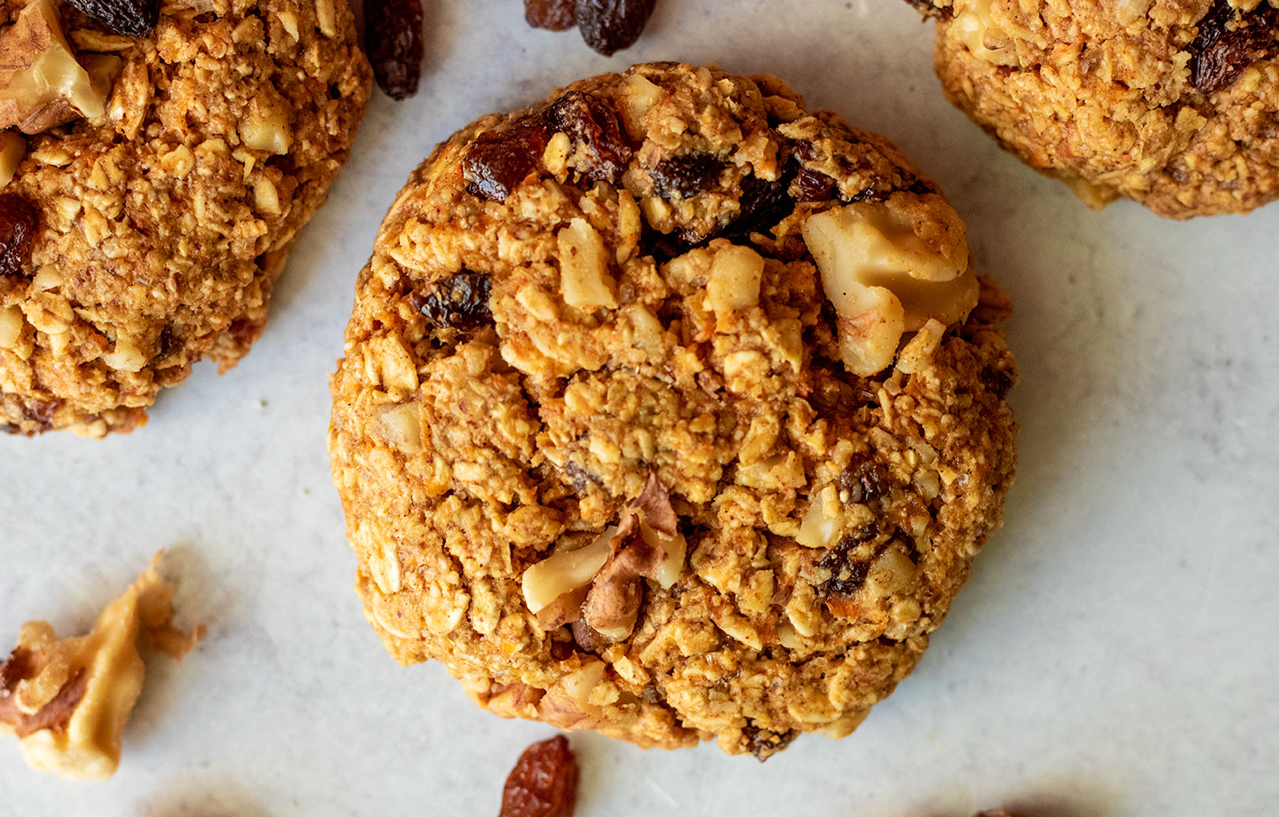 Healthy Carrot Cake Cookies